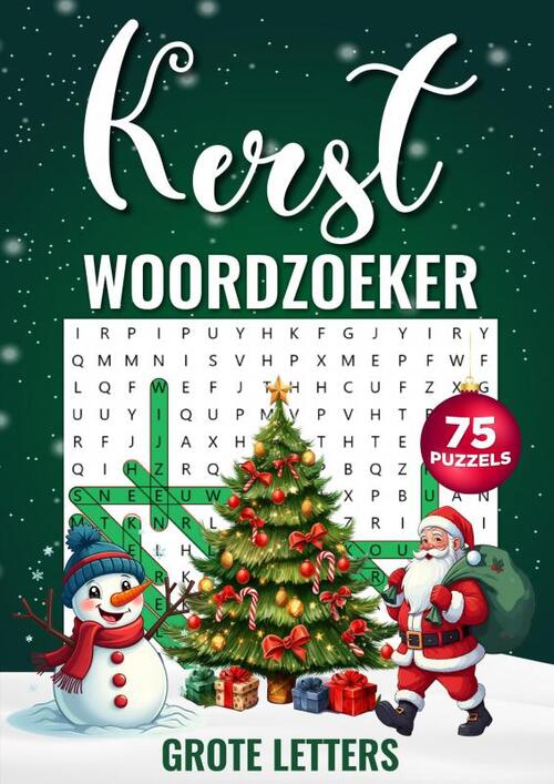 Woordzoeker Kerst Grote Letters 75 Puzzels Incl Oplossingen Woordzoeker Kerst Grote Letters 75 Puzzels Incl Oplossingen